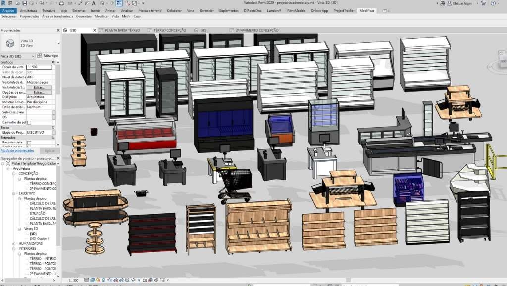 Plugin de Famílias Revit Models - Milhares de famílias paramétricas, de ...